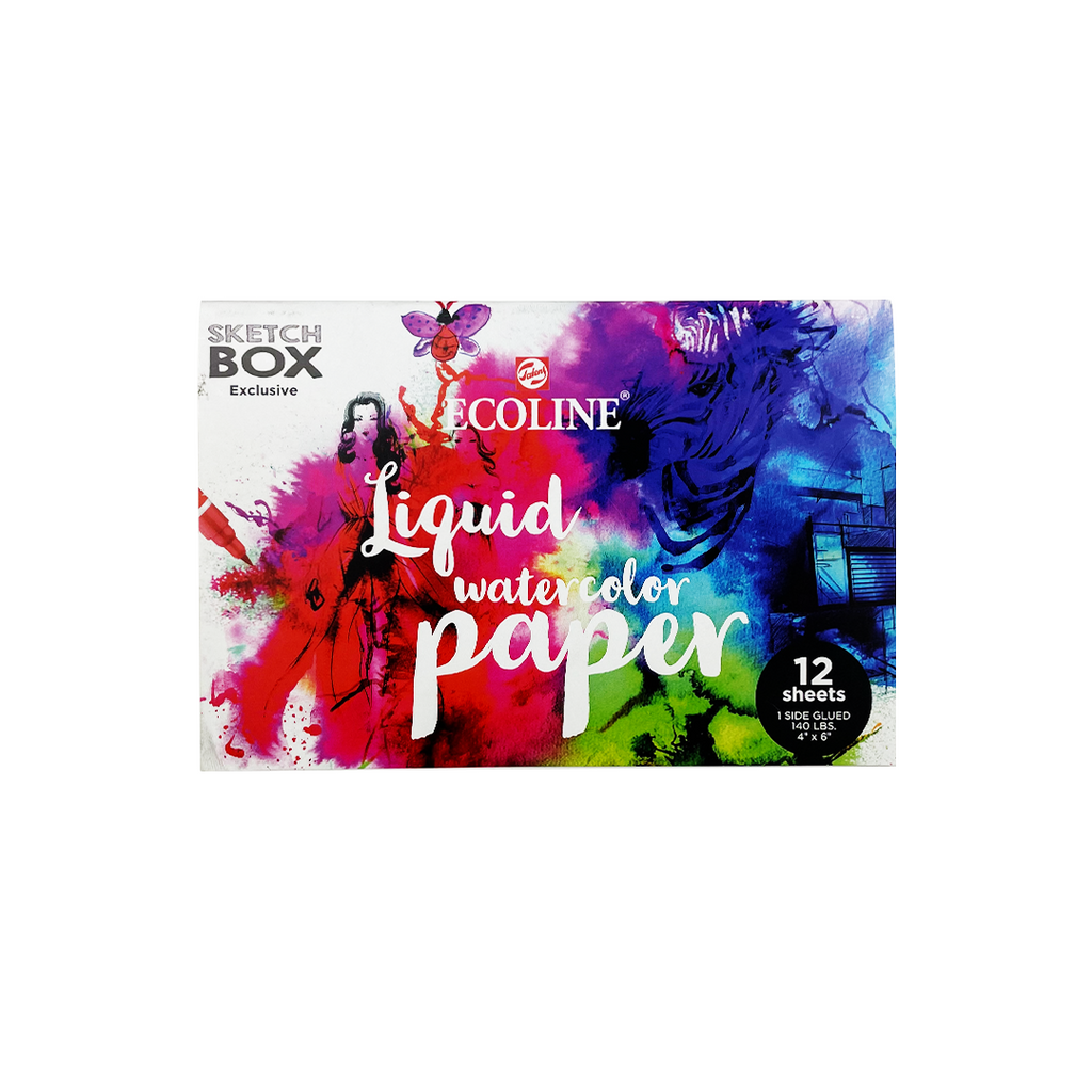 Ecoline 4x6 Liquid Watercolor Paper SketchBox Exclusive – ShopSketchBox